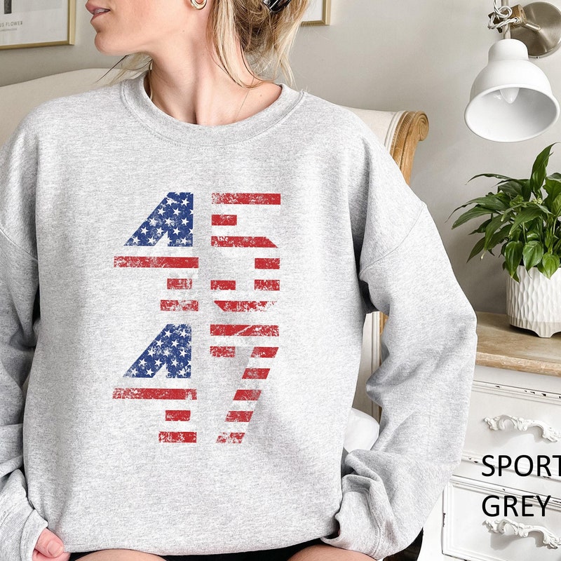 Trump 45 47 Sweatshirt - Etsy