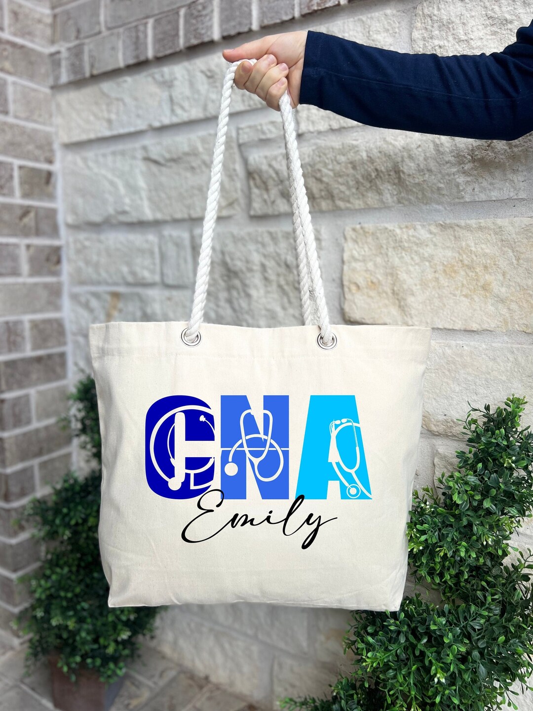 Custom CNA Tote Bag, CNA Nurse Gifts, CNA Nurse Tote Bag, Gifts for ...