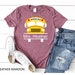 Back to School Shirt School Bus Shirt Customized School Bus - Etsy