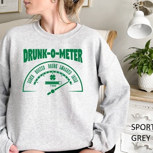 Drunk-o-meter Sober Boozed Drunk Smashed Irish, St Patricks Day Gift ...