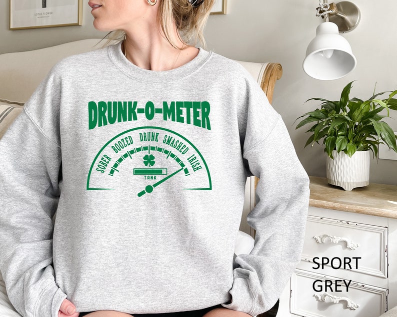 Drunk-o-meter Sober Boozed Drunk Smashed Irish, St Patricks Day Gift ...