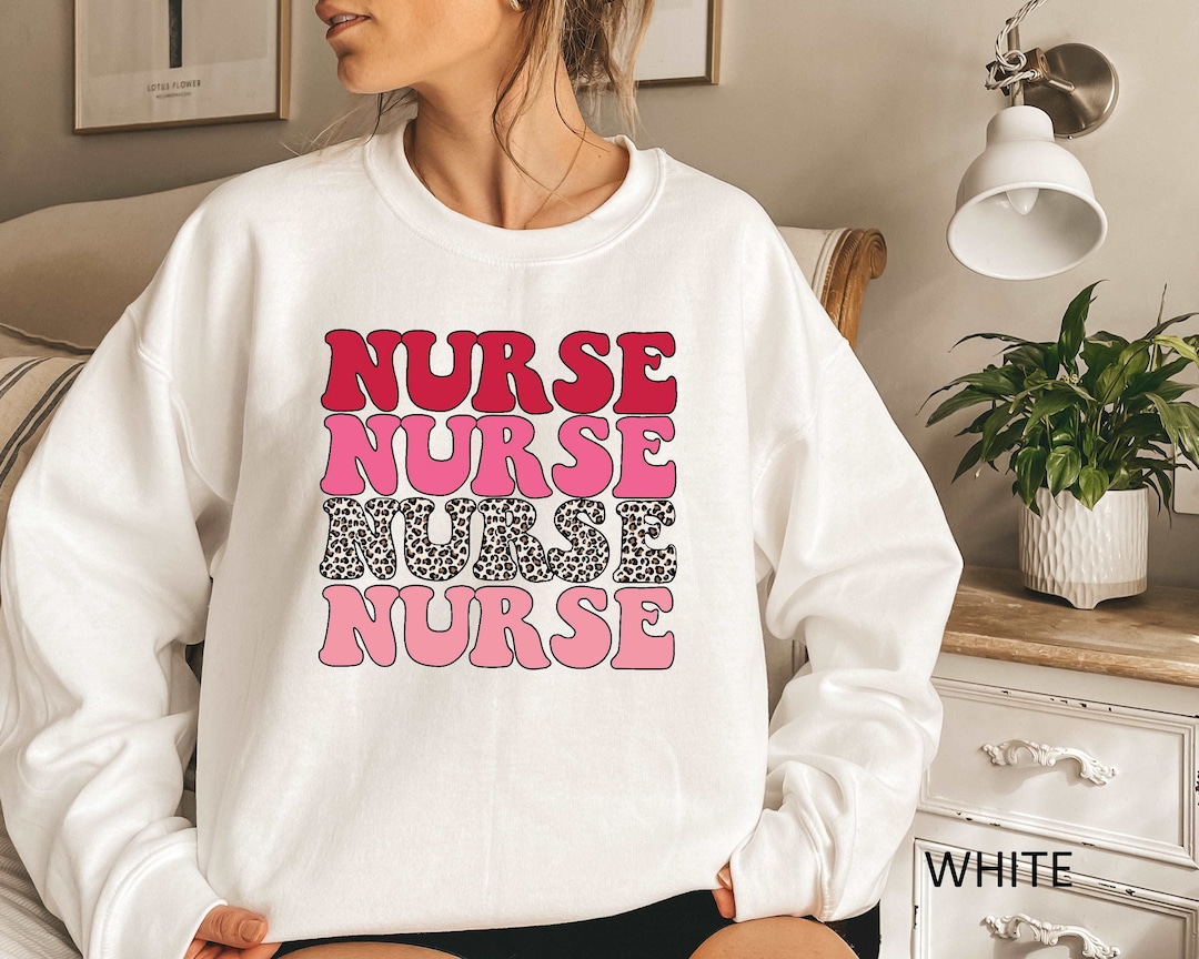 Nurse Valentines Sweatshirt, Valentines Day RN Sweatshirt, Gift for ...