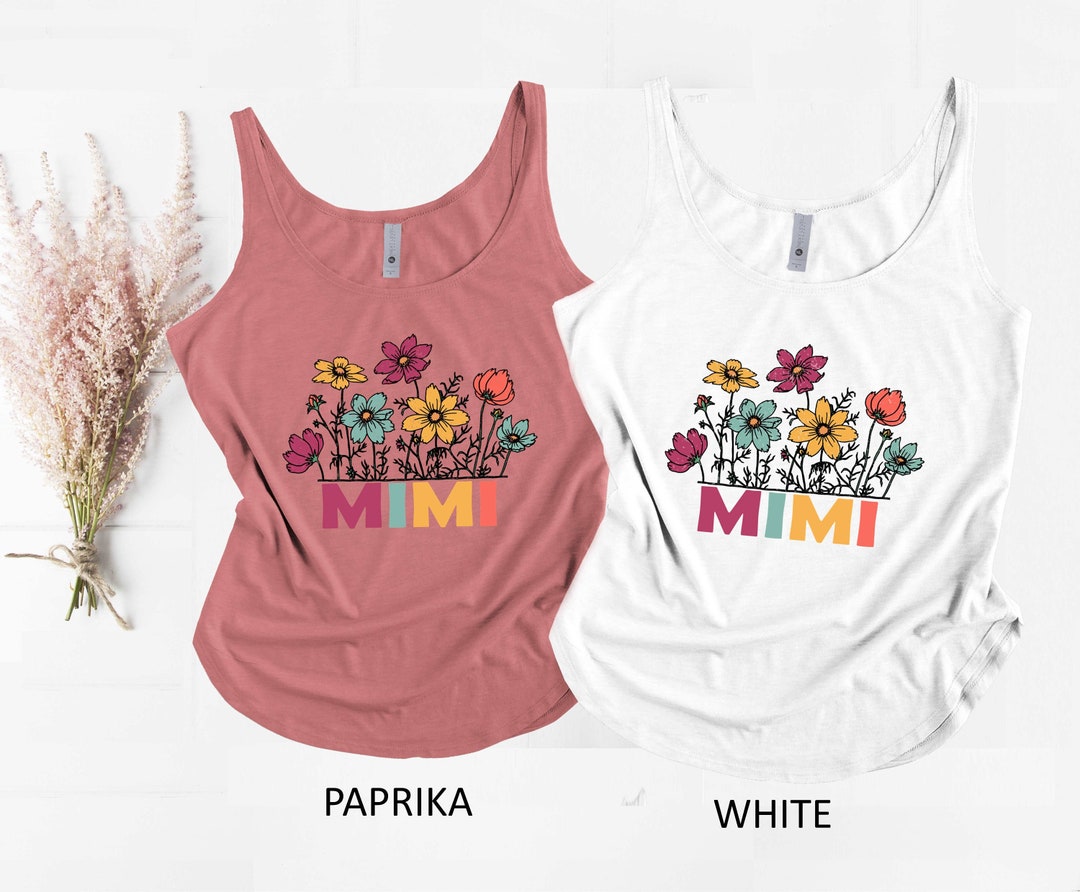 Mimi Tank Top, Mimi Gift, Grandma Shirt, Gift for Mimi, Mothers Day ...