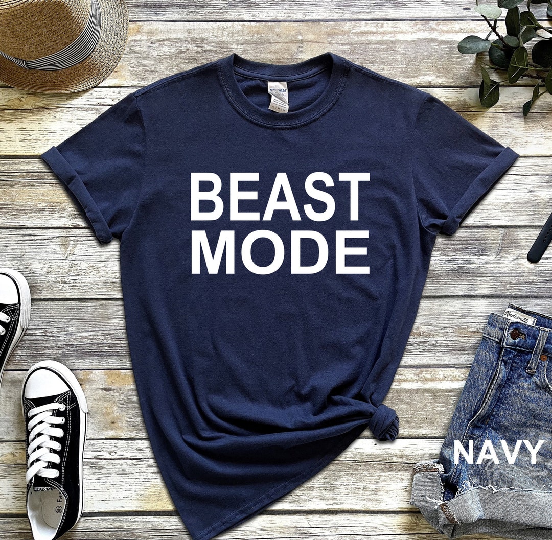 Beast Mode Shirt, Funny Beast Mode Gift Tee, Gift Unisex Shirts, Beast ...