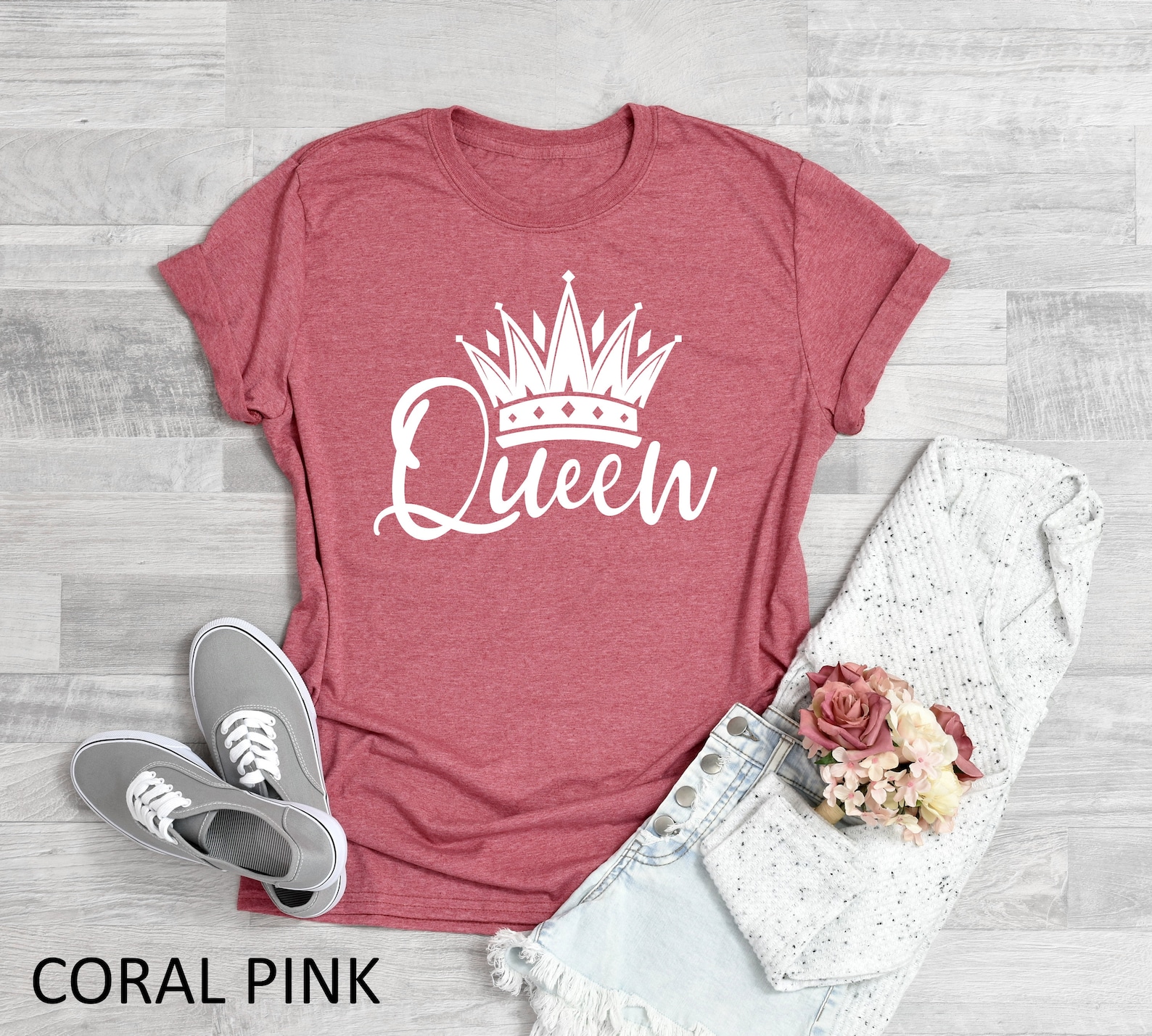Queen Shirt, Queen With Crown Shirt, Queen's Crown Gift Shirt,gift for ...