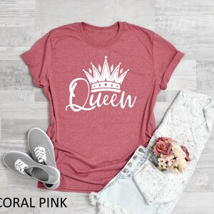 Queen Shirt, Queen With Crown Shirt, Queen's Crown Gift Shirt,gift for ...