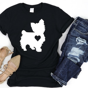 Yorkie Tshirt, Yorkie Dog Shirt, Yorkshire Terrier Yorkie Tee, Yorkie ...