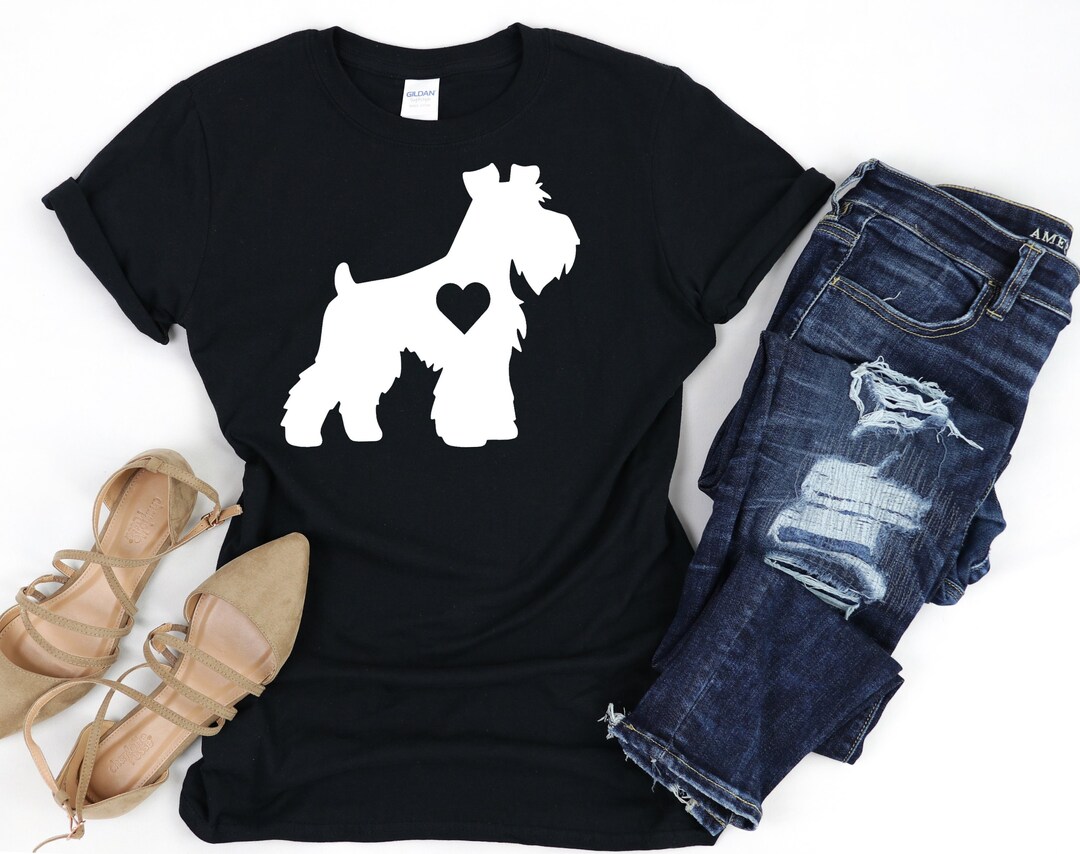 Schnauzer Tshirt, Dog Mom Gift, Schnauzer Mom Shirt Gift for Women ...