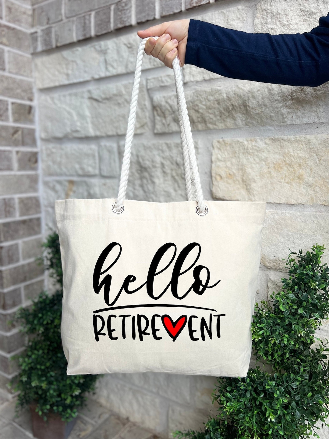 Hello Retirement Bag, Retirement Party Gift Bag, Teacher Retirement Bag ...