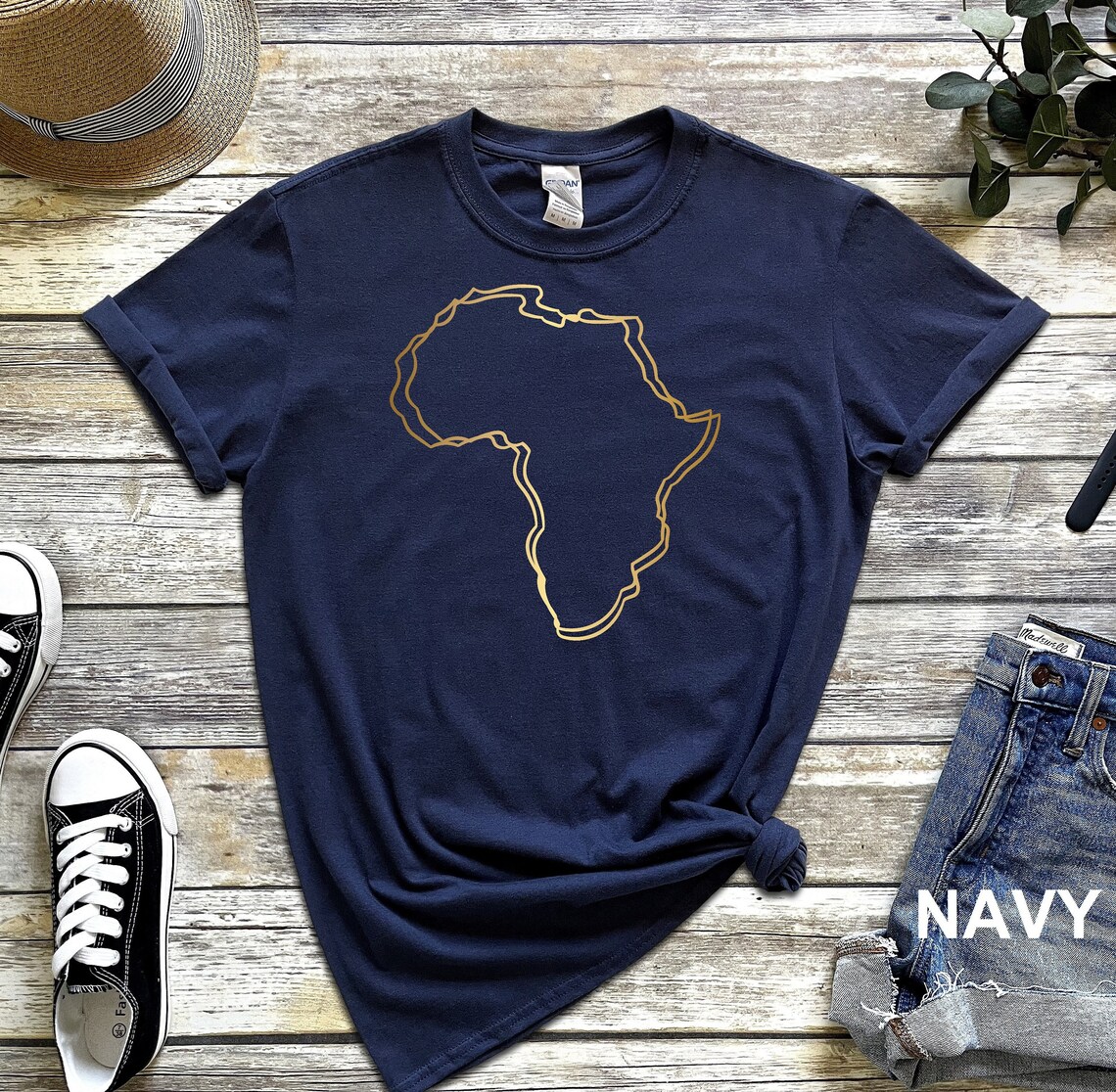 Africa Map Shirt, Africa Pride, African American Shirt, African Gift ...