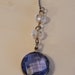 Wraparound Elastic Bookmark With Bead Chain and Blue Pendant - Etsy
