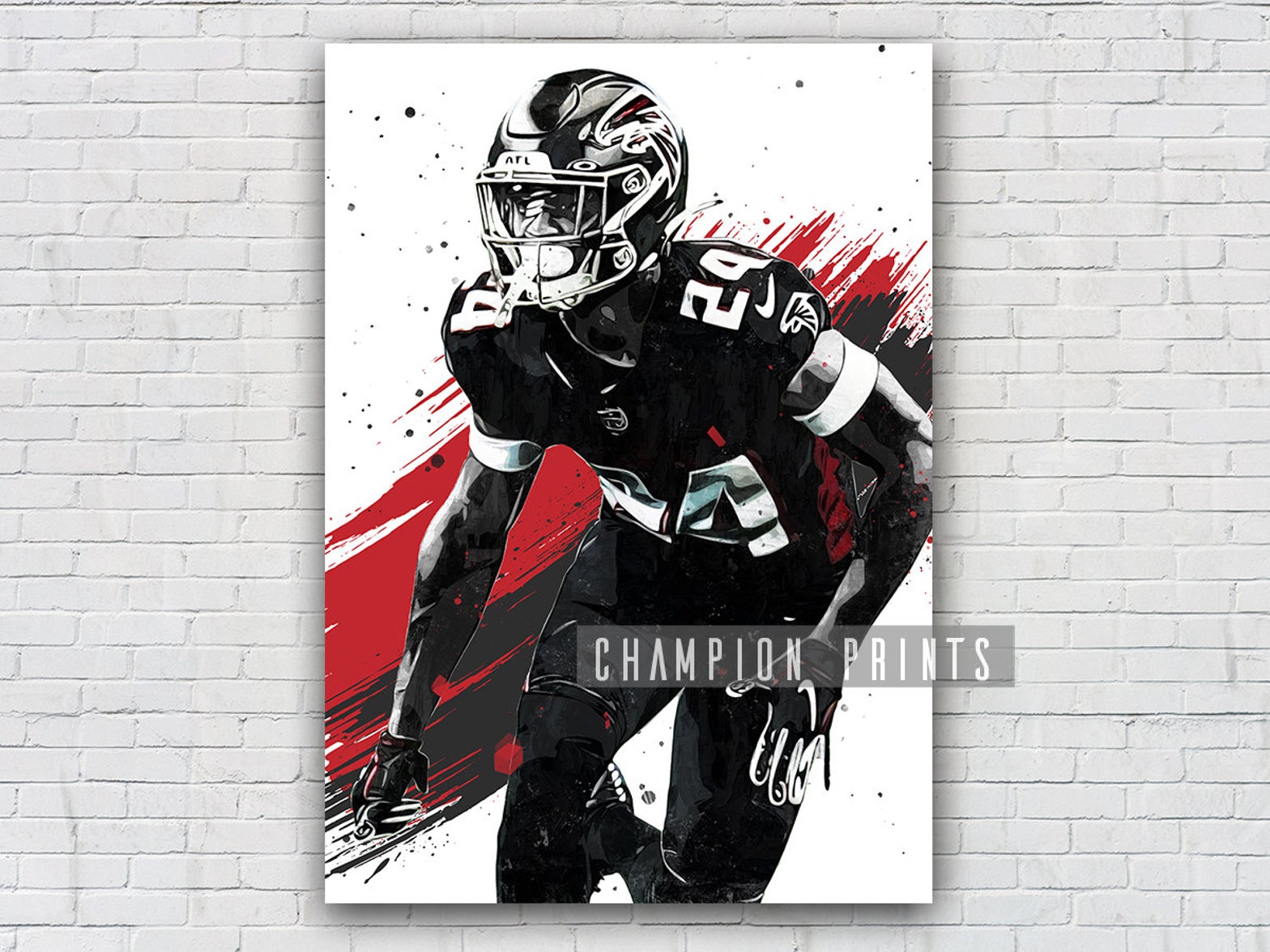 NEW Aj Terrell Poster, American Football Print, Football Gifts (NO ...