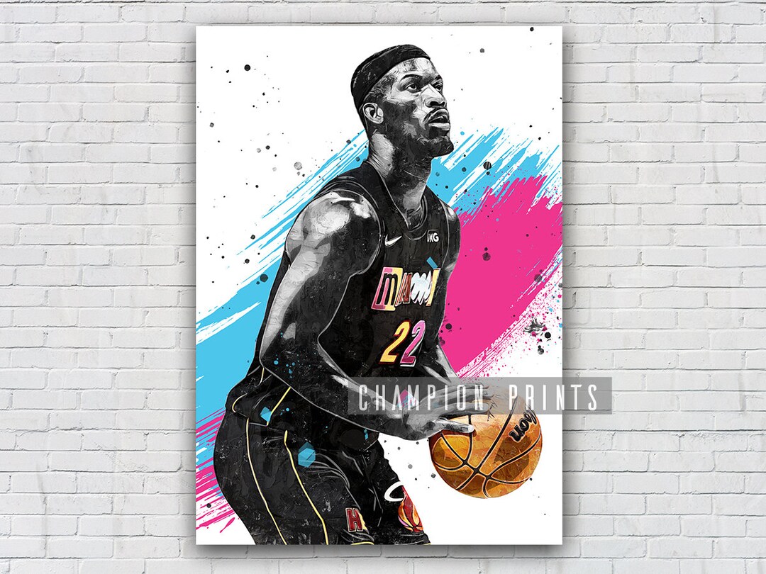 Jimmy Butler Poster Miami Heat Print Kids Gift Gym Man - Etsy