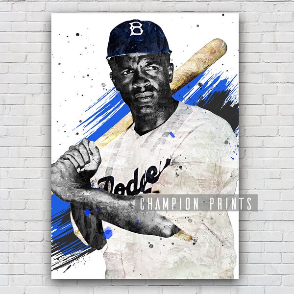 Jackie Robinson Poster - Etsy