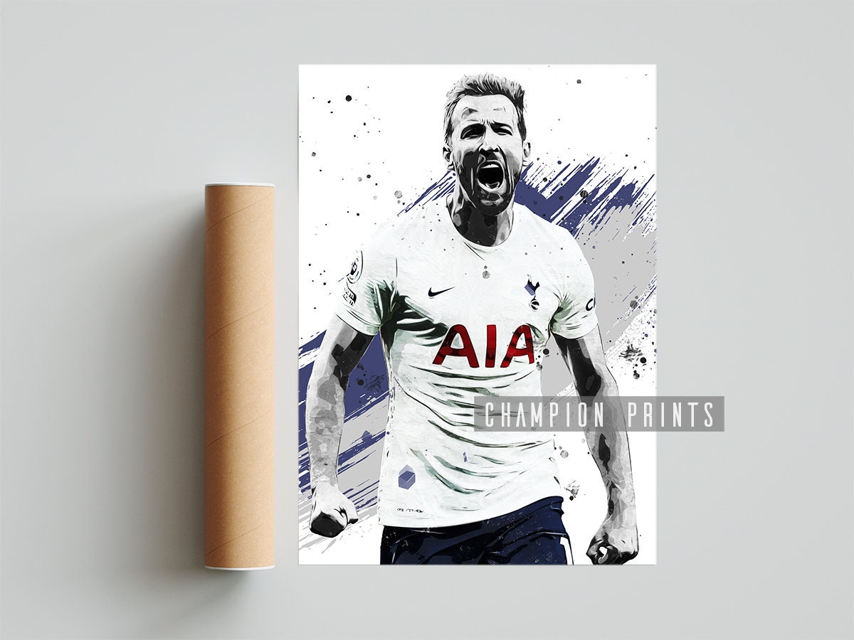 Harry Kane Poster Football Canvas Print Kids Gift Gym Man - Etsy
