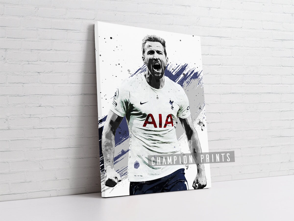 Harry Kane Poster Football Canvas Print Kids Gift Gym Man - Etsy