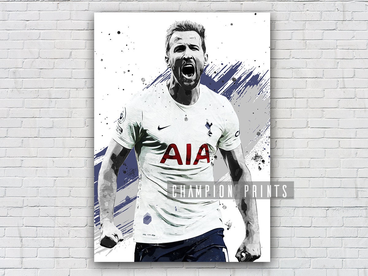 Harry Kane Poster Football Canvas Print Kids Gift Gym Man - Etsy