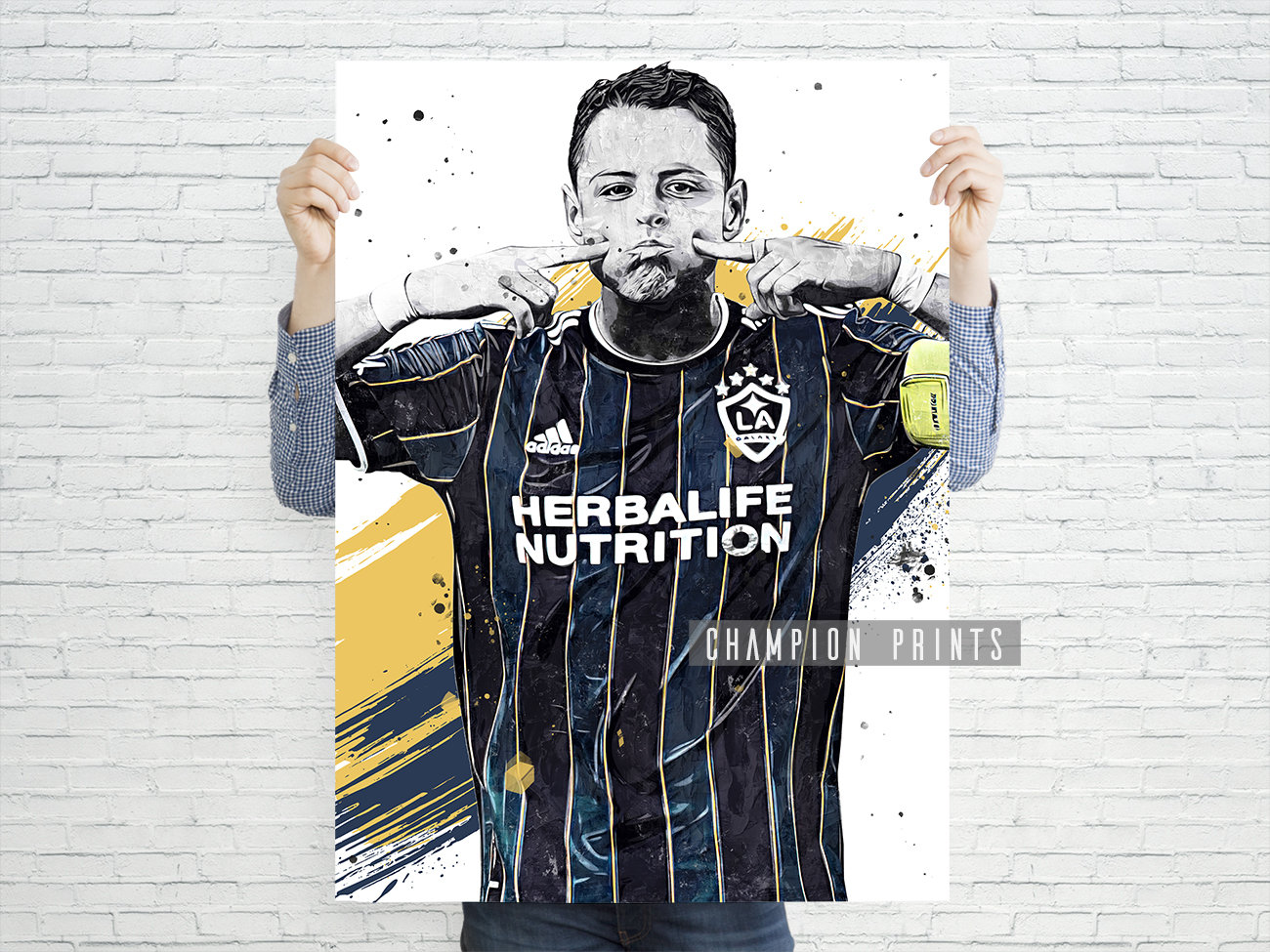Javier Hernandez Poster, Chicharito, Football Canvas Print, Kids Gift ...
