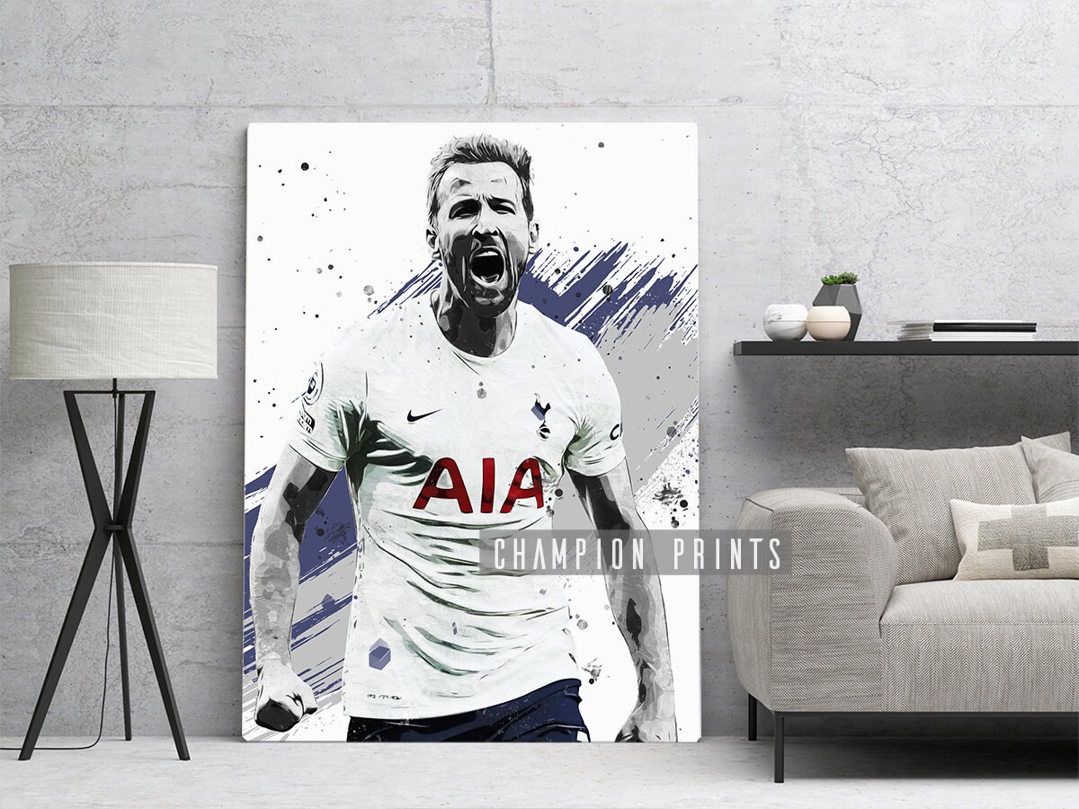 Harry Kane Poster Football Canvas Print Kids Gift Gym Man - Etsy
