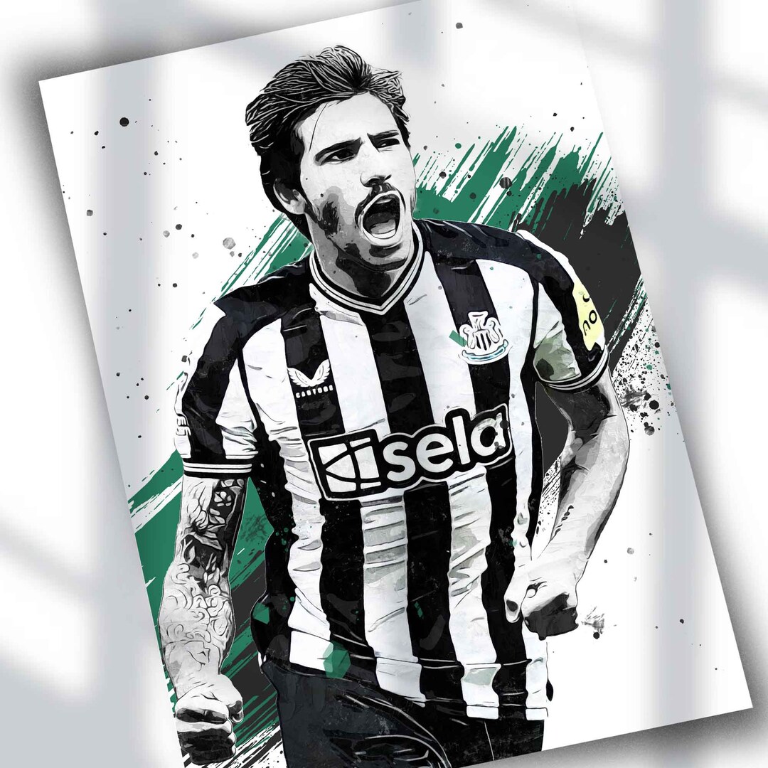 Sandro Tonali Soccer Poster Print Unique Wall Art for Soccer Fans - Etsy