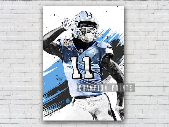 Josh Downs Poster North Carolina Tar Heels Print Kids Gift - Etsy Canada