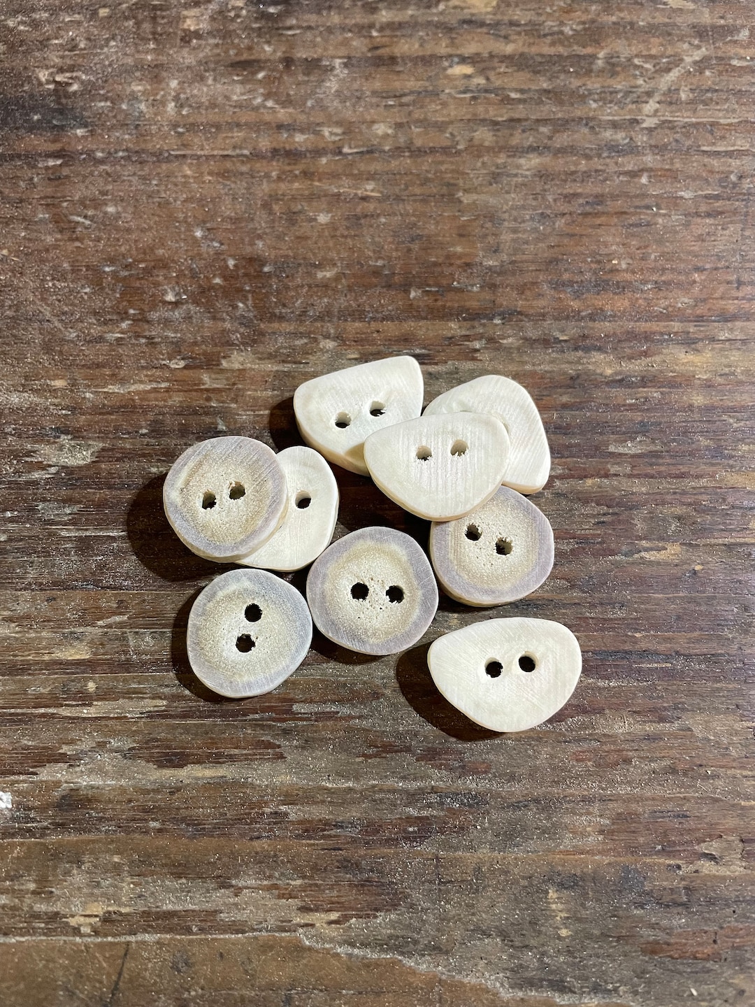 Lot of 10 Pieces - Handcrafted Deer Antler Buttons - FREE SHIPPING - Etsy