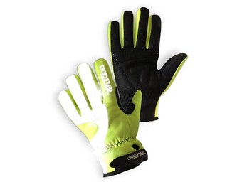 Fluorescent Reflective Winter Gloves High Viz for Cycling - Etsy