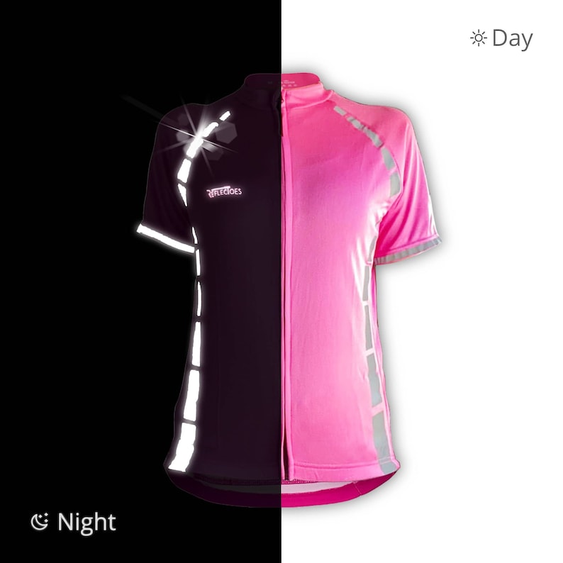 Reflectoes High Visibility Cycling Jersey - Reflective Hi-viz Cycling ...