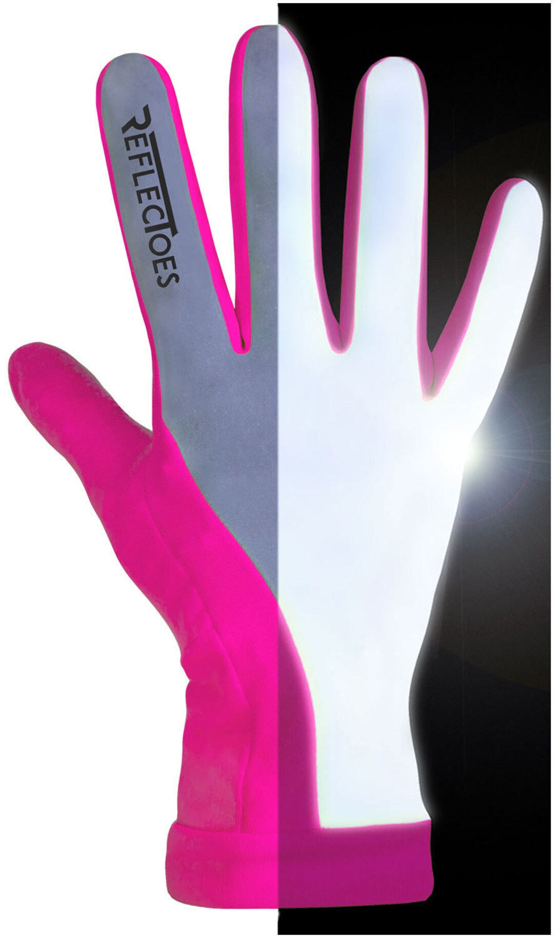 Reflective Running Gloves Lightweight Hi Vis Cold Weather Running Gear ...