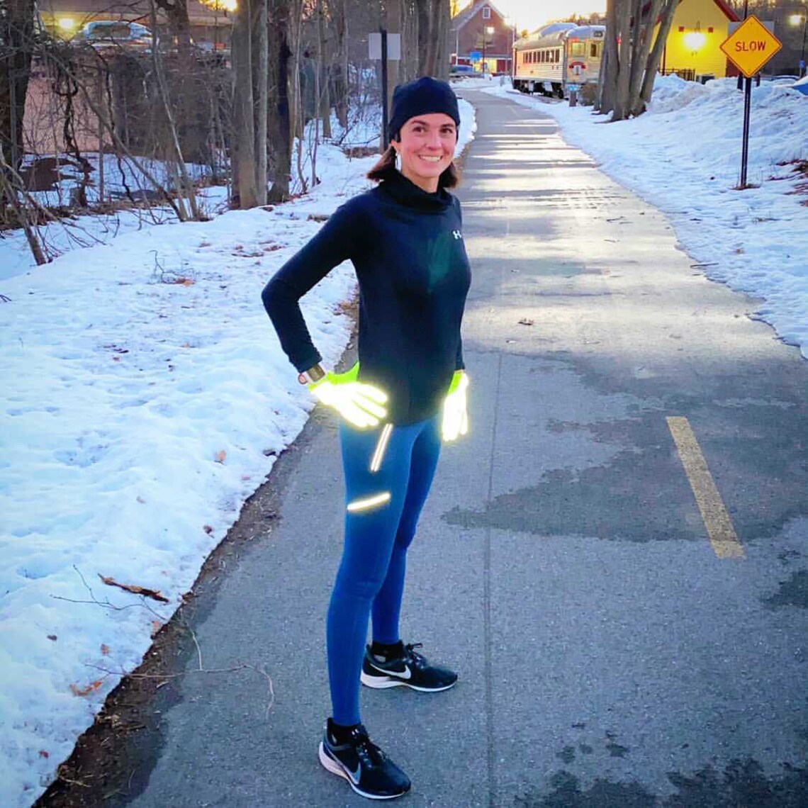 Reflective Running Gloves – Touchscreen, Hi Vis Cold Weather Gear - Etsy