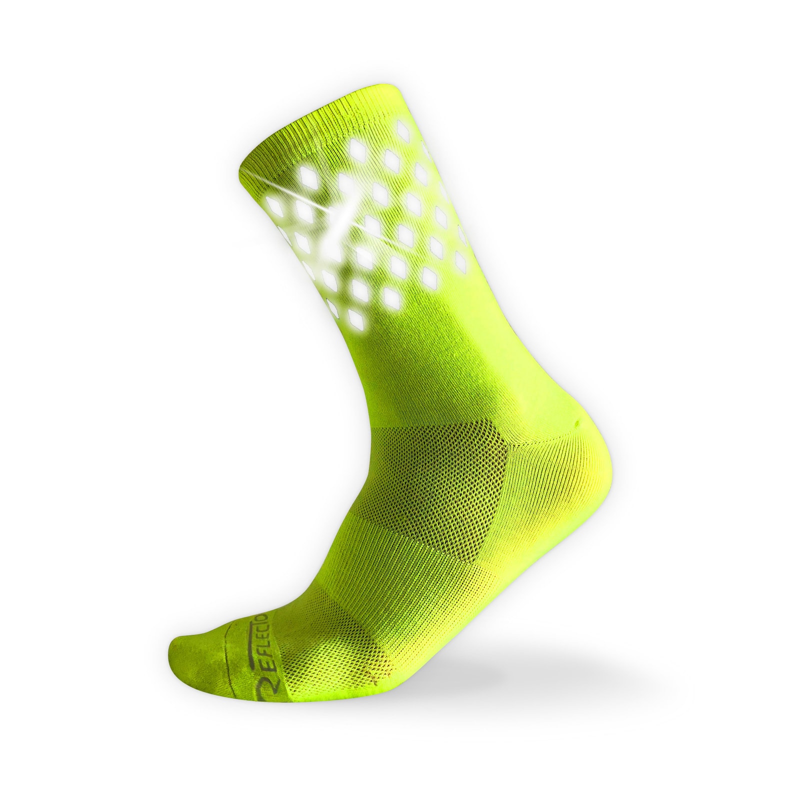 Neon Reflective Running Socks | Athletic Safety Gear - Etsy