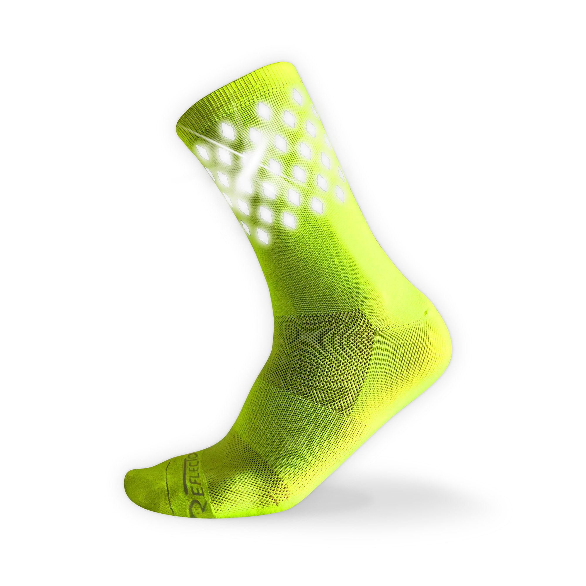 Dayglo Neon Reflective Running Socks for Men and Women - Etsy