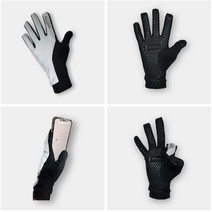 Reflective Running Gloves Lightweight Hi Vis Cold Weather Running Gear ...