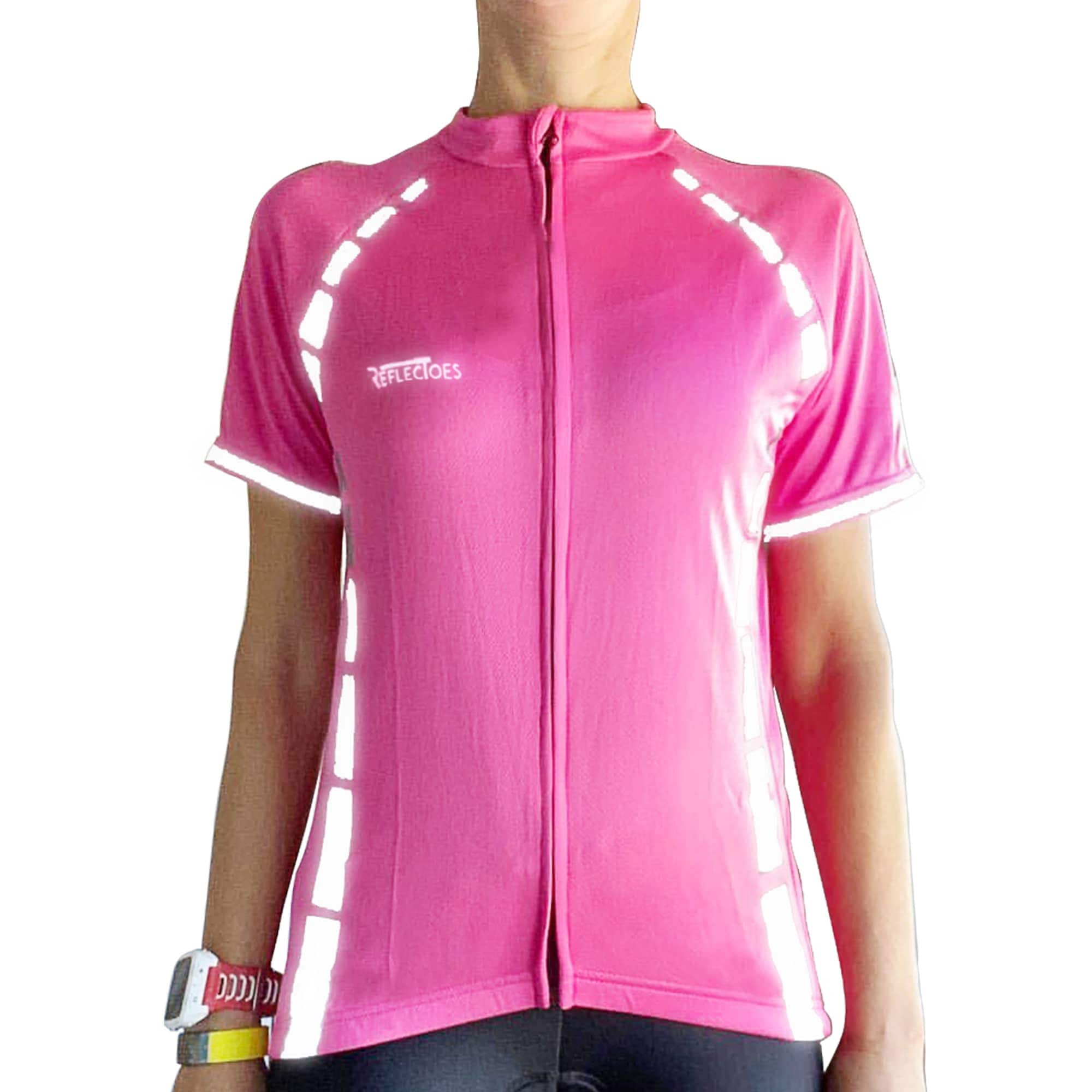 Reflectoes High Visibility Cycling Jersey - Reflective Hi-viz Cycling ...
