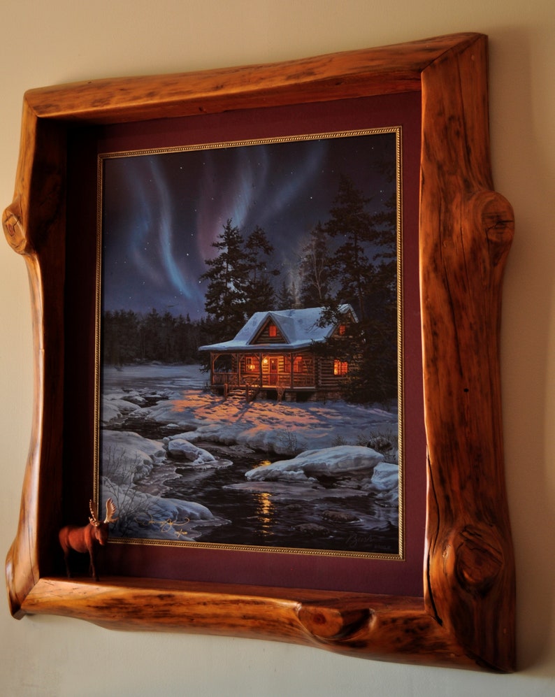 Log Edge Picture Frame - Etsy