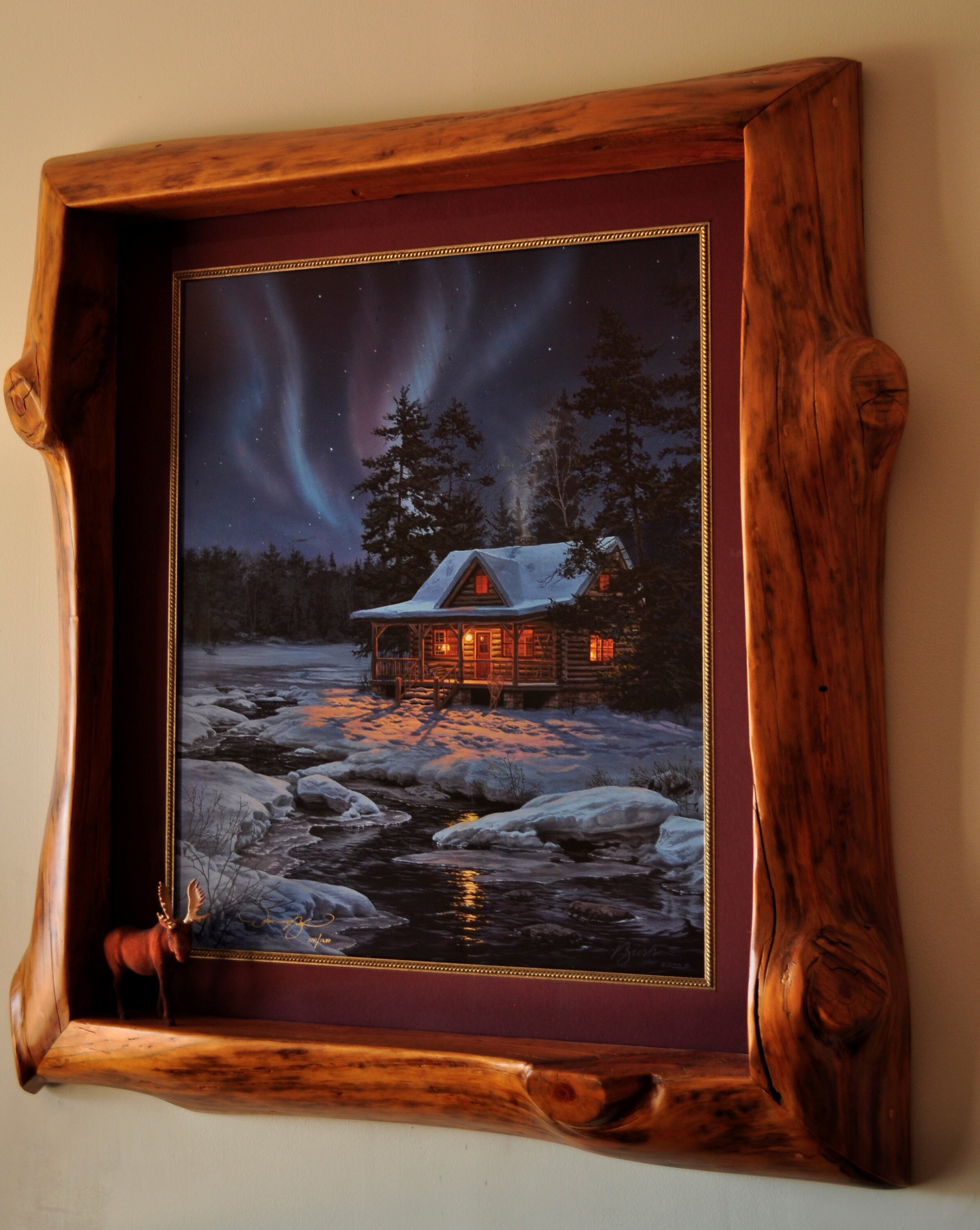 Log Edge Picture Frame - Etsy