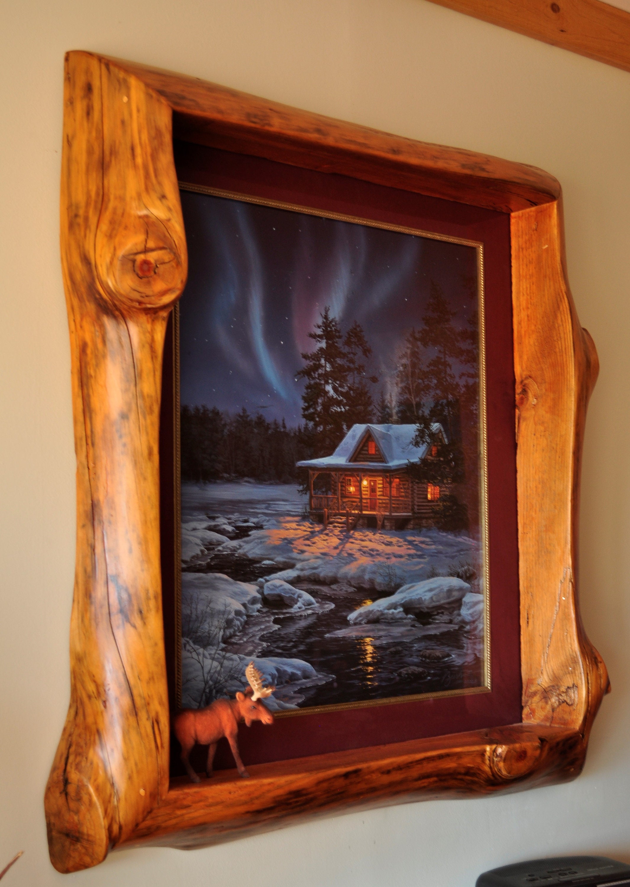 Log Edge Picture Frame - Etsy