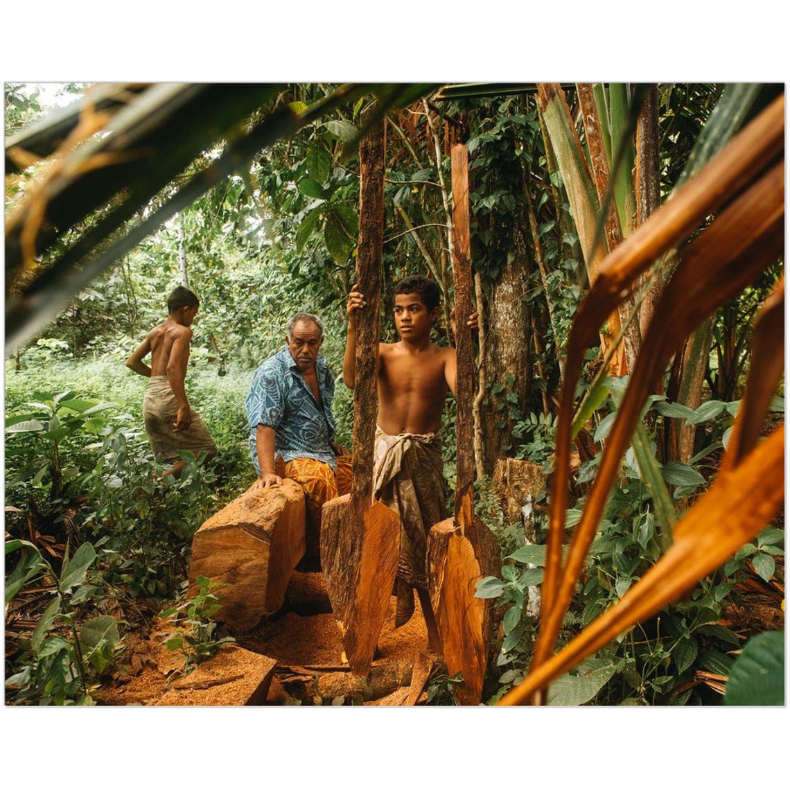 Paddle Makers, Polynesian Art, Samoan Print, Fine Art Photography, Wall ...