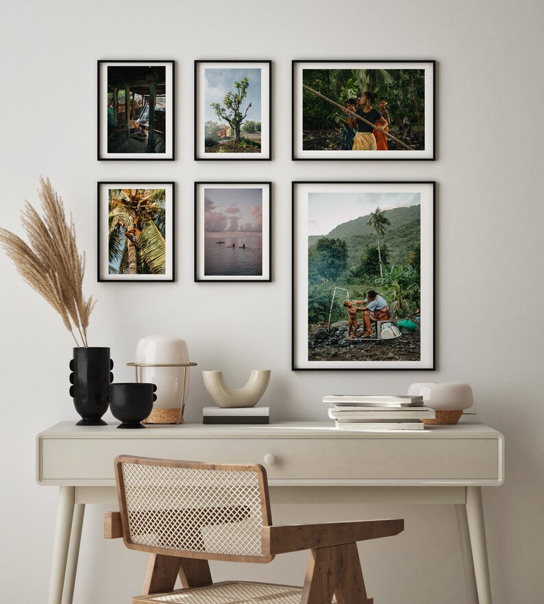 Evening Shower, Polynesian Art, Samoan Print, Fine Art Photography ...