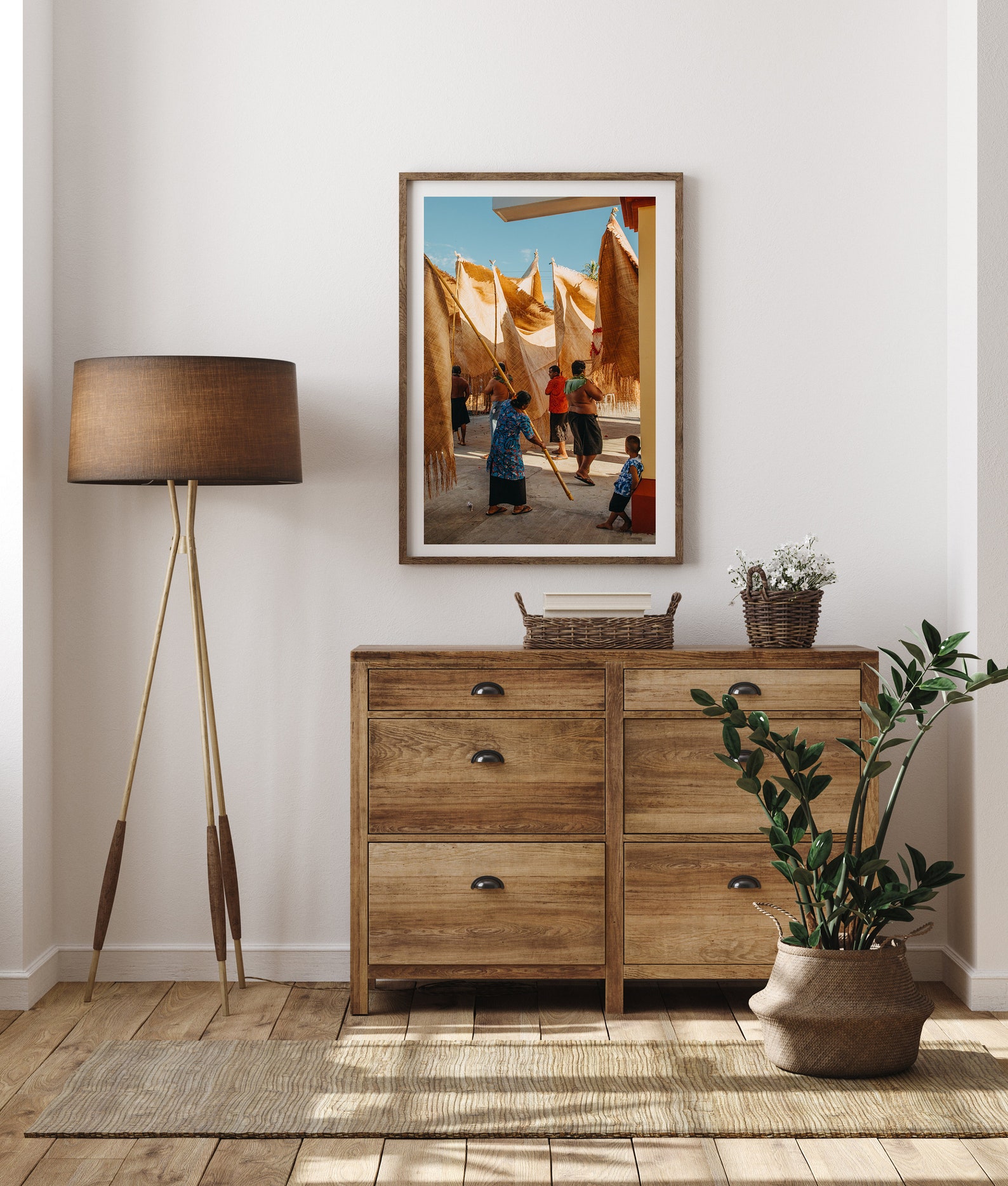 Fine Mats, Polynesian Art, Samoan Print, Fine Art Photography, Village ...