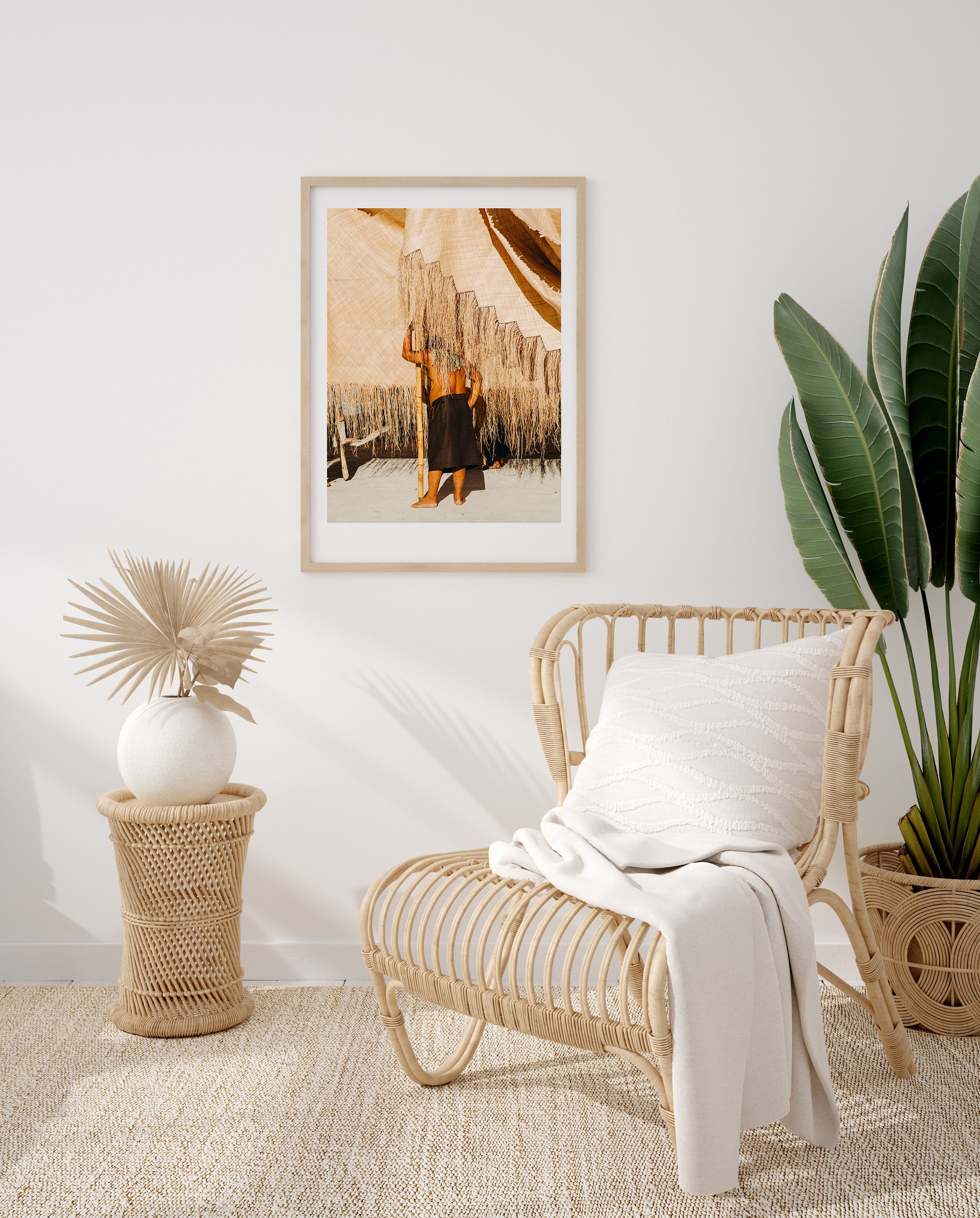 Man With Fine Matt, Polynesian Art, Samoan Print, Fine Art Photography ...