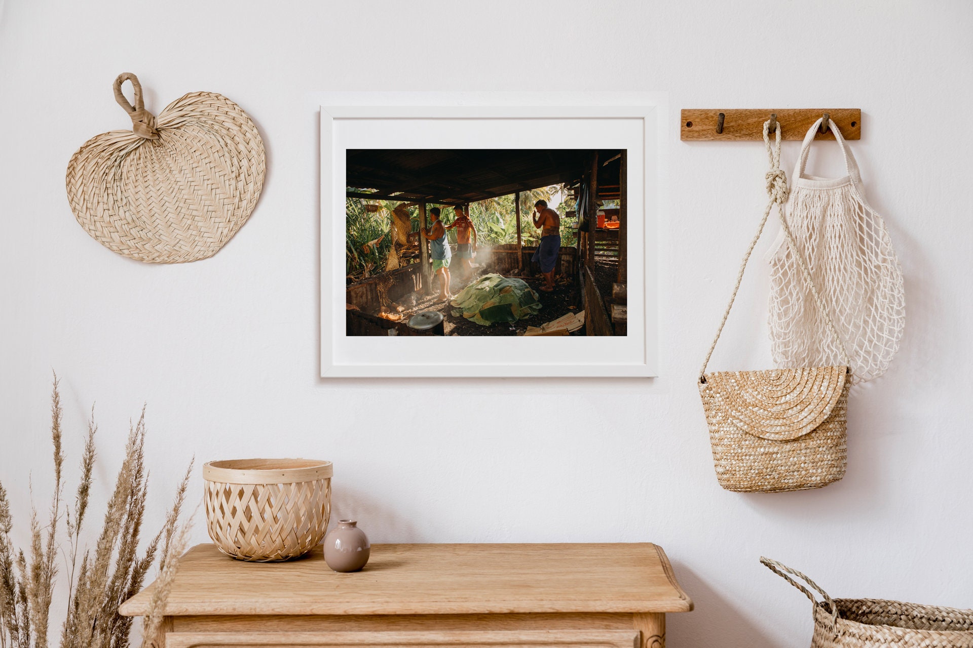 Cooking the Umu, Polynesian Art, Samoan Print, Fine Art Photography ...