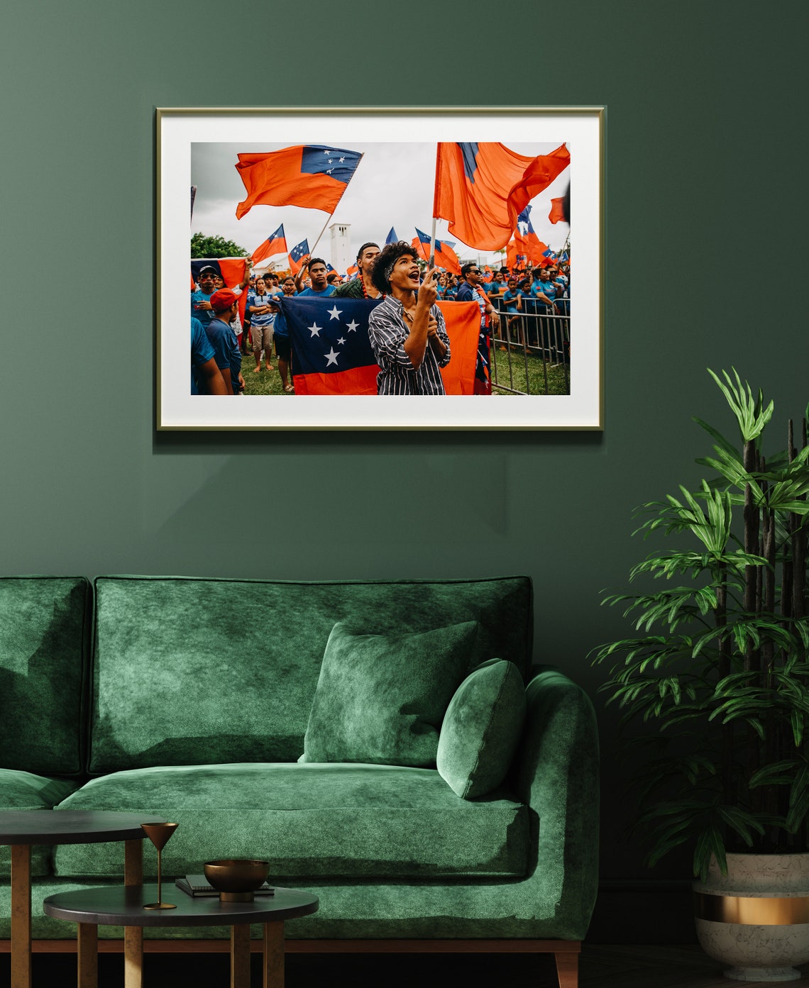 Flag Parade, Polynesian Art, Samoan Print, Fine Art Photography, Apia ...