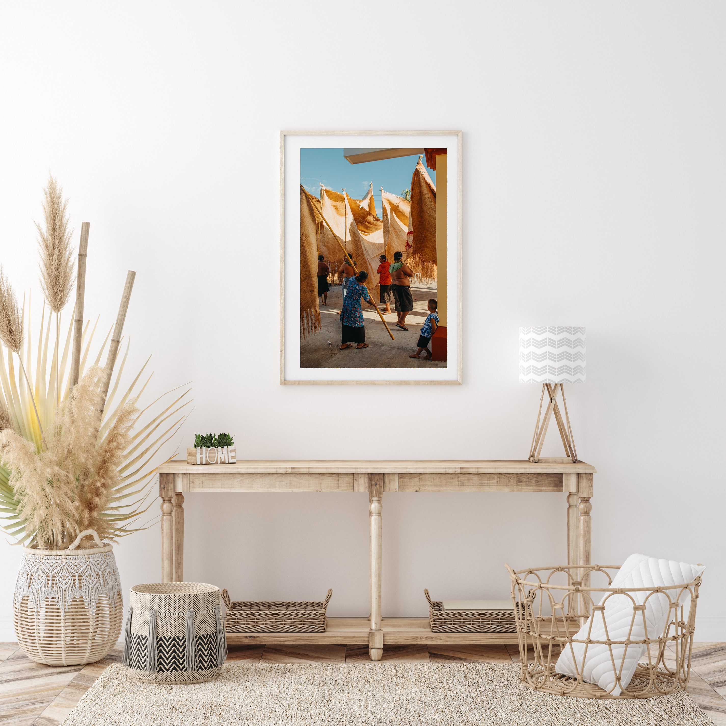 Fine Mats, Polynesian Art, Samoan Print, Fine Art Photography, Village ...