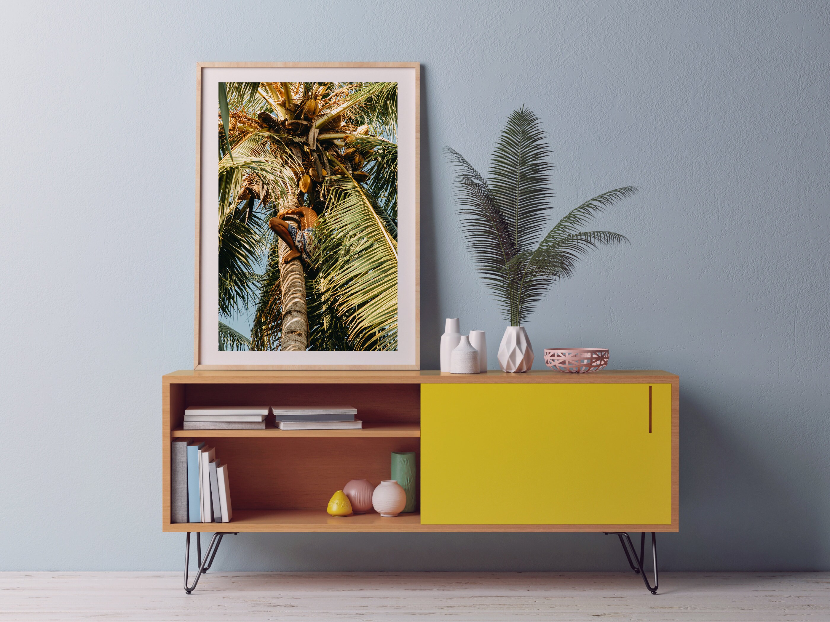 In the Crown of A Palm Tree, Polynesian Art, Samoan Print, Fine Art ...