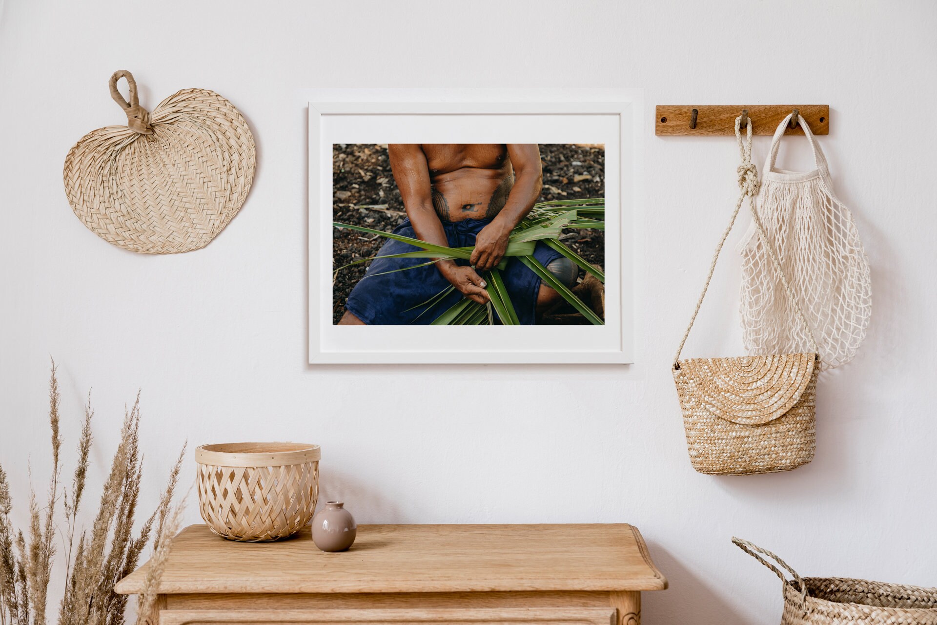 Weaving A Basket, Polynesian Art, Samoan Print, Fine Art Photography ...