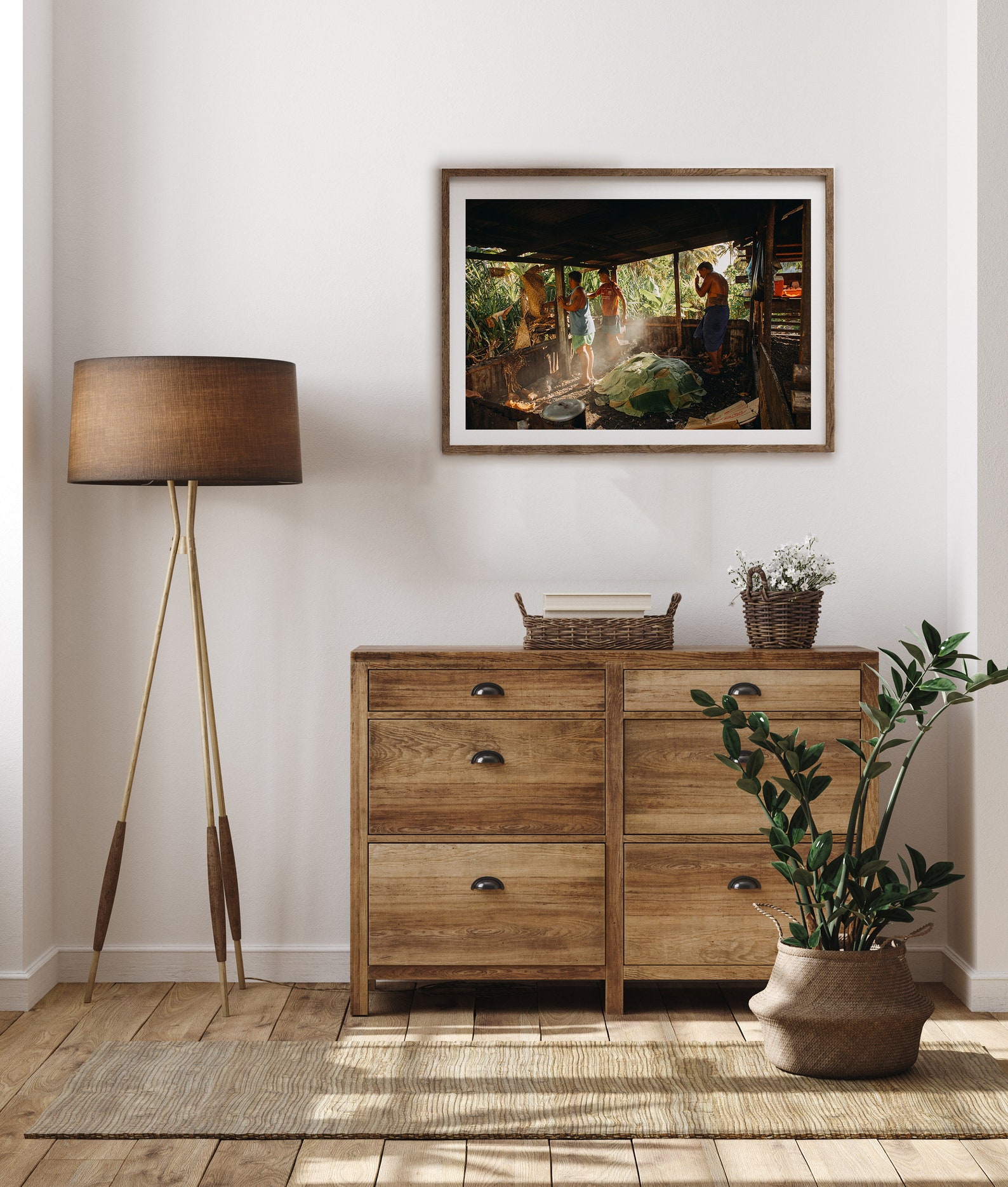 Cooking the Umu, Polynesian Art, Samoan Print, Fine Art Photography ...