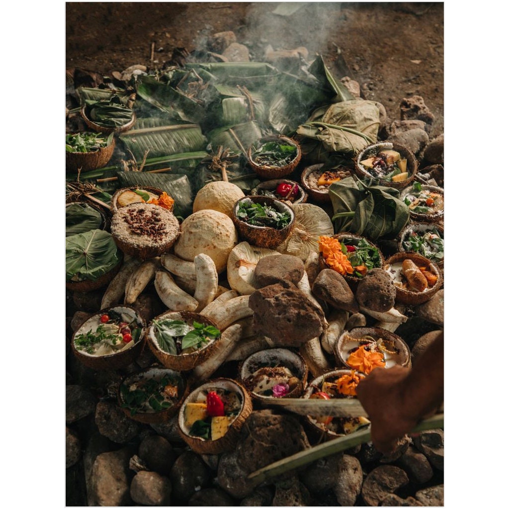 Umu the Earth Oven, Polynesian Art, Samoan Print, Fine Art Photography ...
