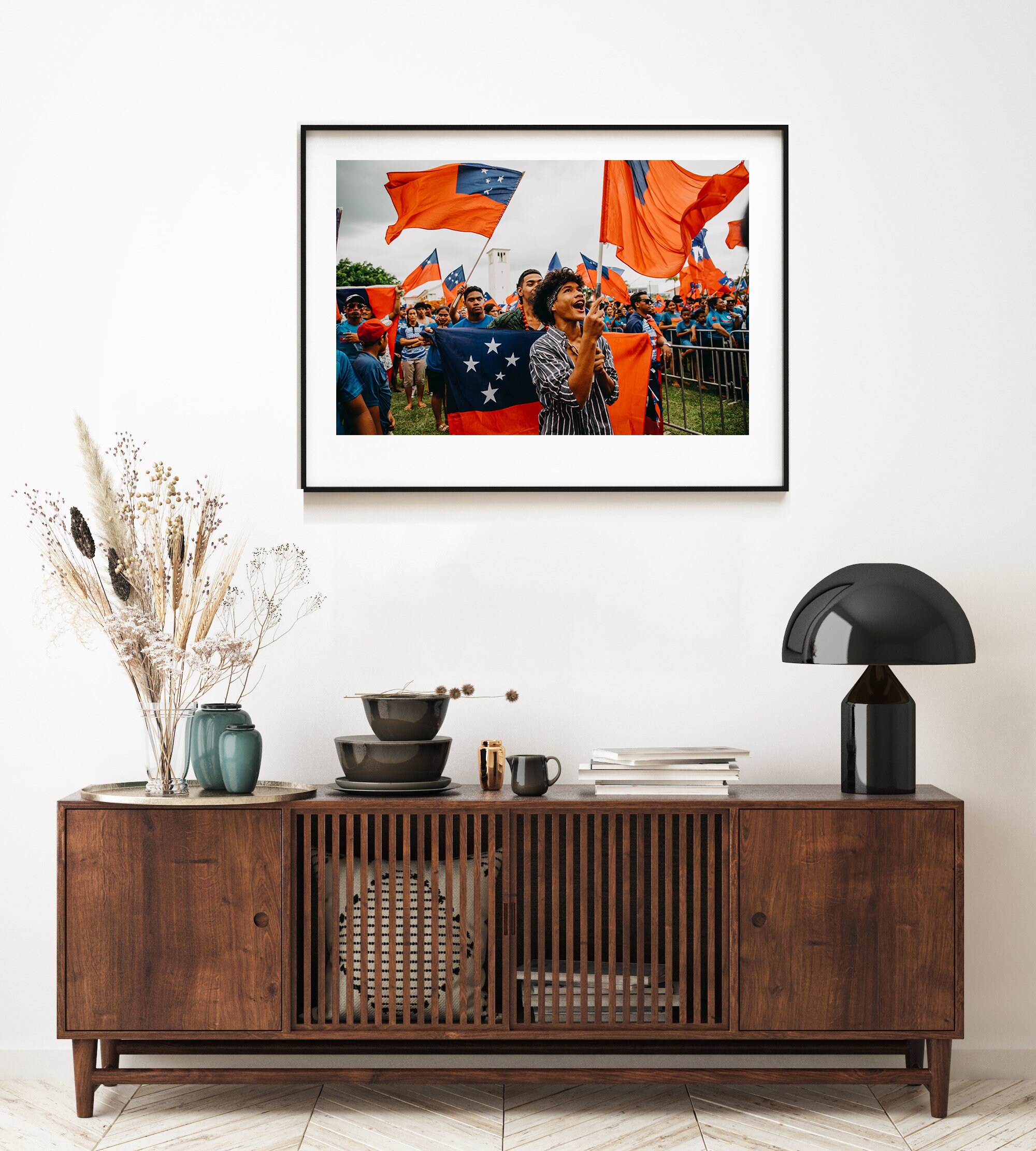 Flag Parade, Polynesian Art, Samoan Print, Fine Art Photography, Apia ...