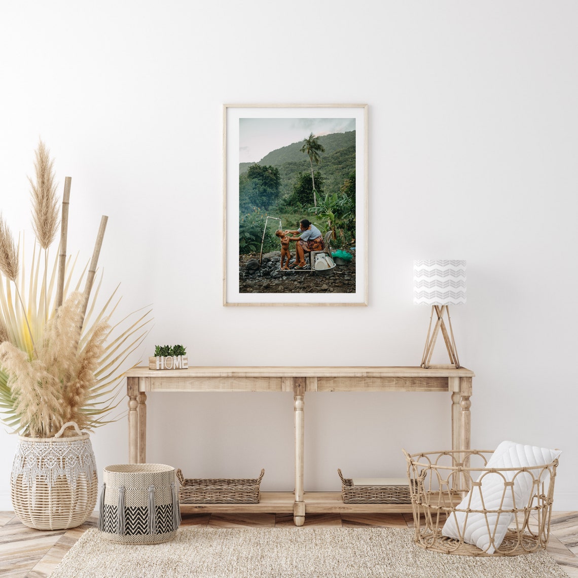 Evening Shower, Polynesian Art, Samoan Print, Fine Art Photography ...